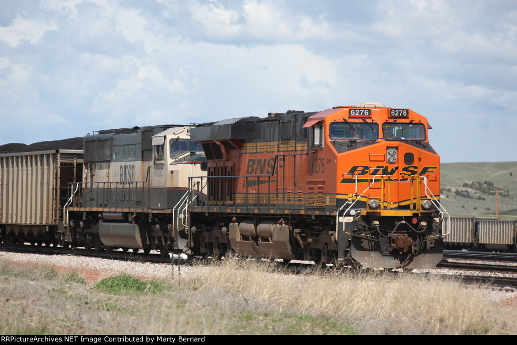 BNSF 6276 and 9787 in Yard